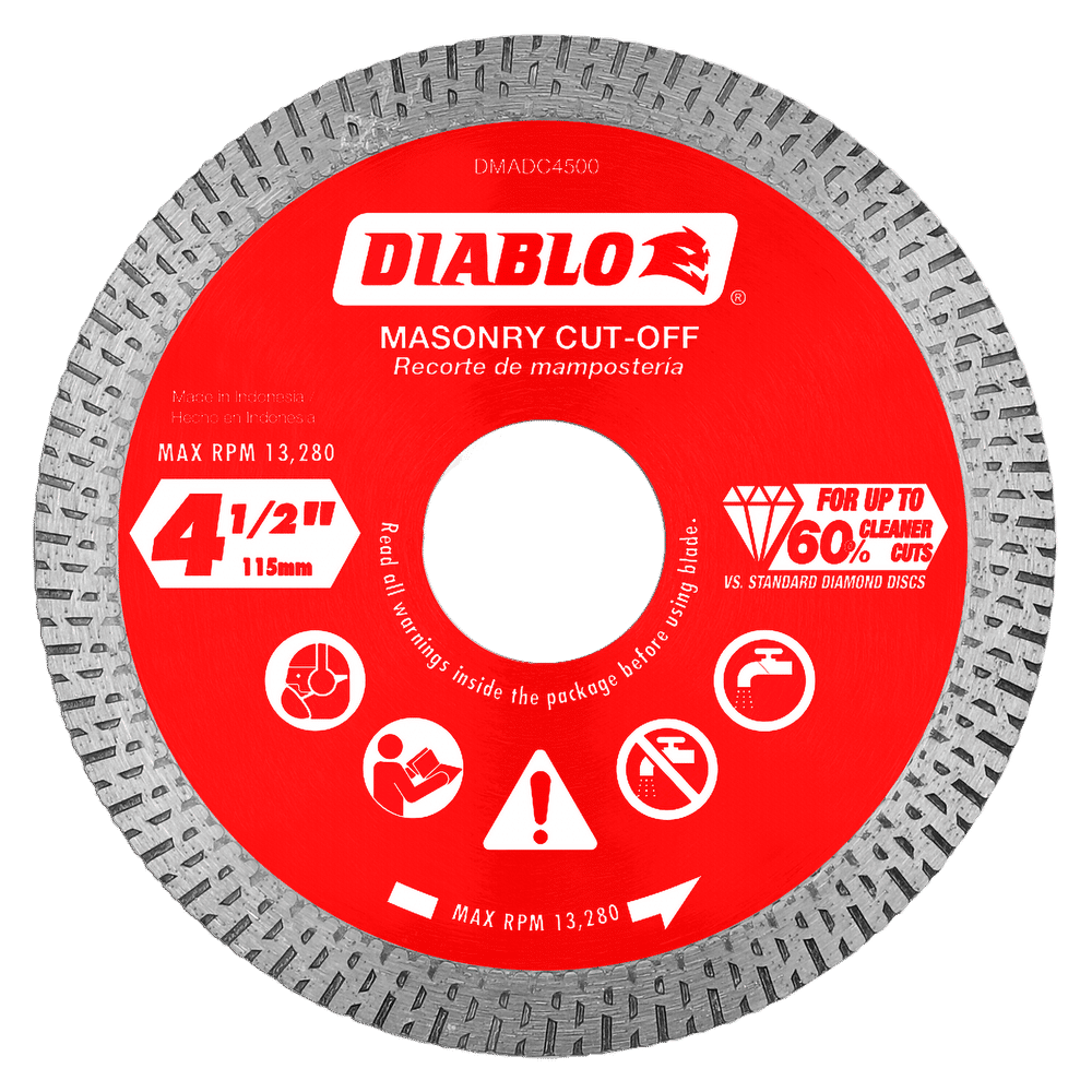 DMADC0450 Cut Grind Masonry Cutting Diamond Continuous Diablo Tools