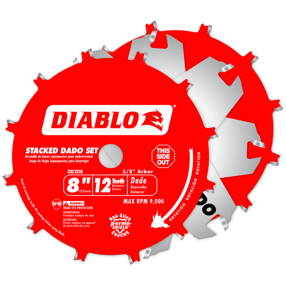 DD208H | Saw Blades | Wood Cutting | Dado - Diablo Tools