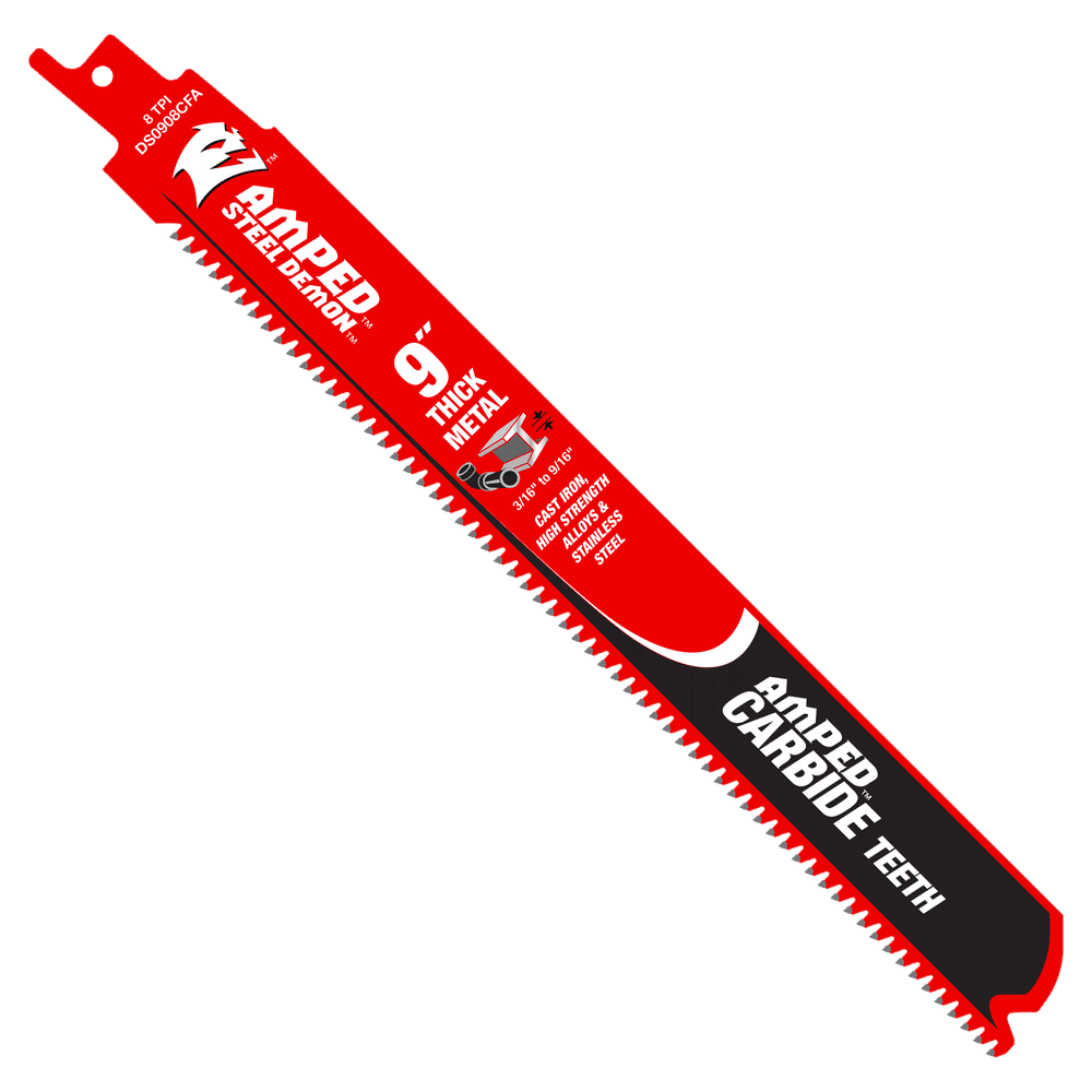 DS0908CFA | Recip Blades | Thick Metal | Amped Carbide - Diablo Tools