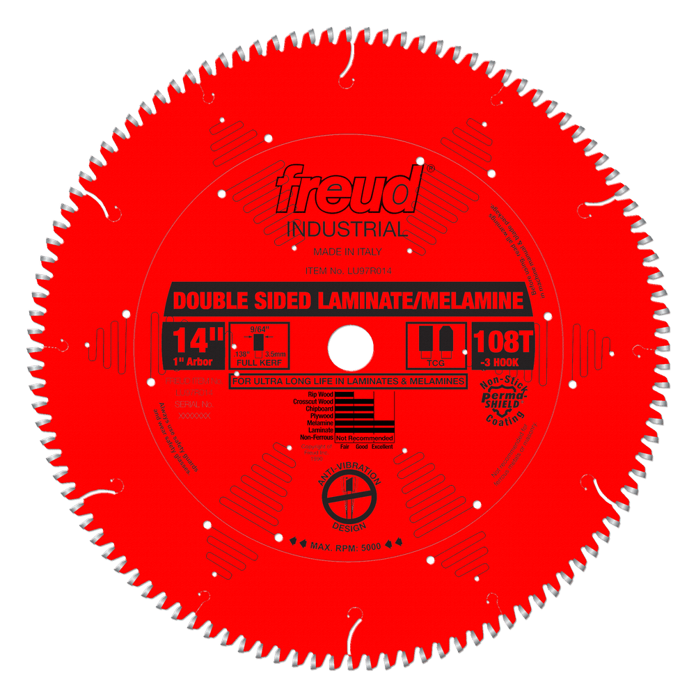 LU97R014 Saw Blades Plywood Laminate Melamine Double Sided Laminate Melamine
