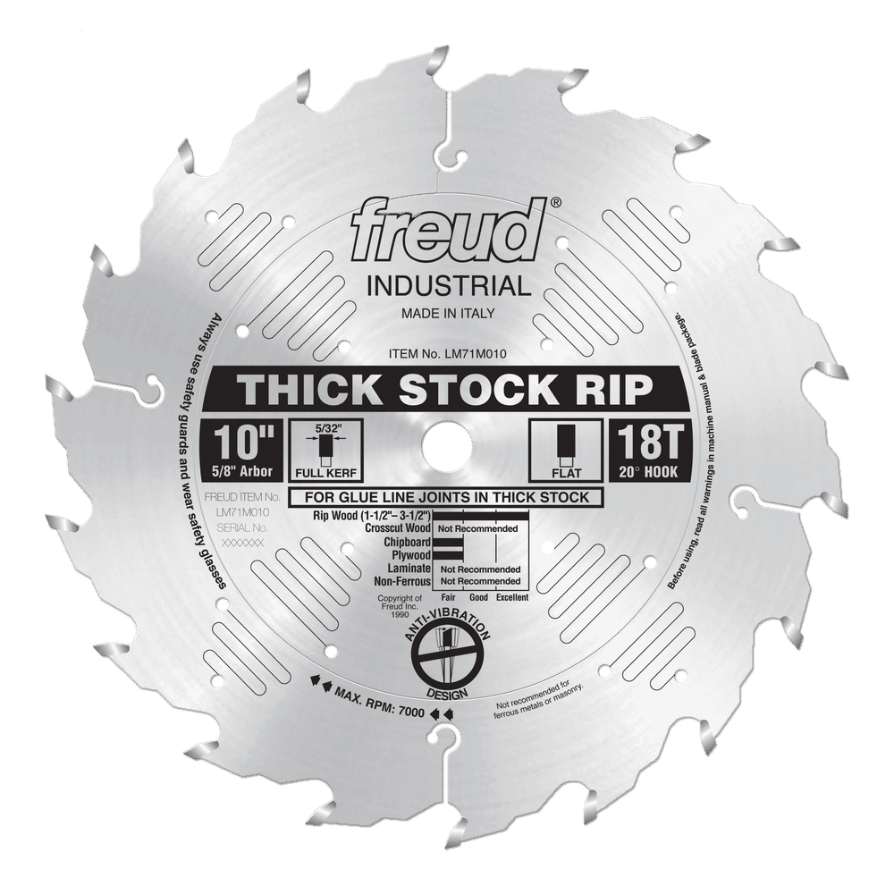 LM71M010 | Saw Blades | Ripping | Thick Stock Ripping - Freud Tools