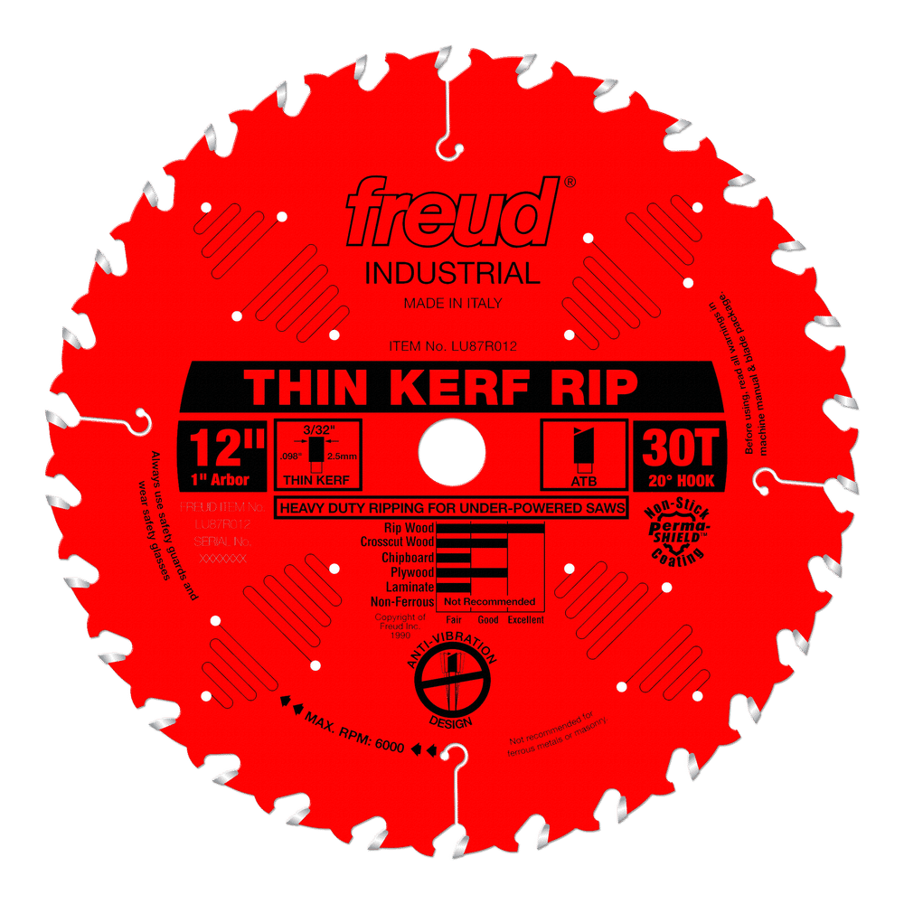 LU87R012 Saw Blades Ripping Industrial Ripping