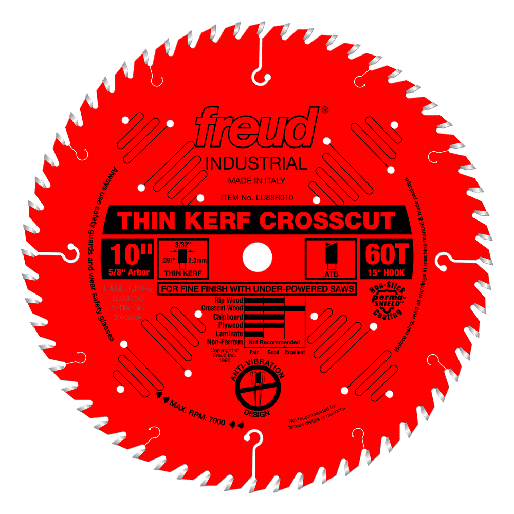 LU88R010 | Saw Blades | Crosscutting | Fine Finish Crosscutting (Thin ...