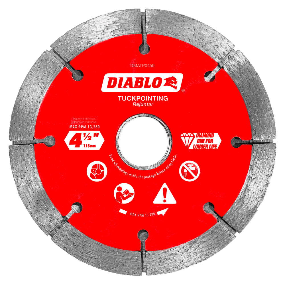 DMATP0450 | Cut-Grind | Masonry Cutting | Diamond Tuck Point - Diablo Tools