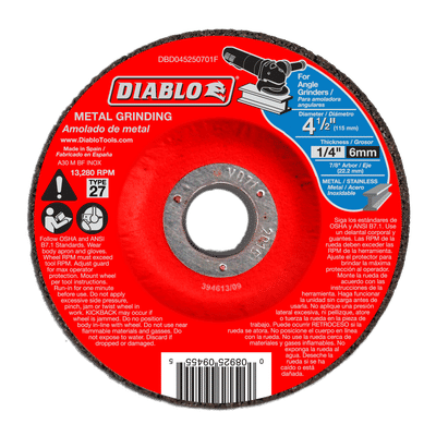DCX045080N01F | Cut-Grind | Metal Grinding | Flap Disc - Diablo Tools