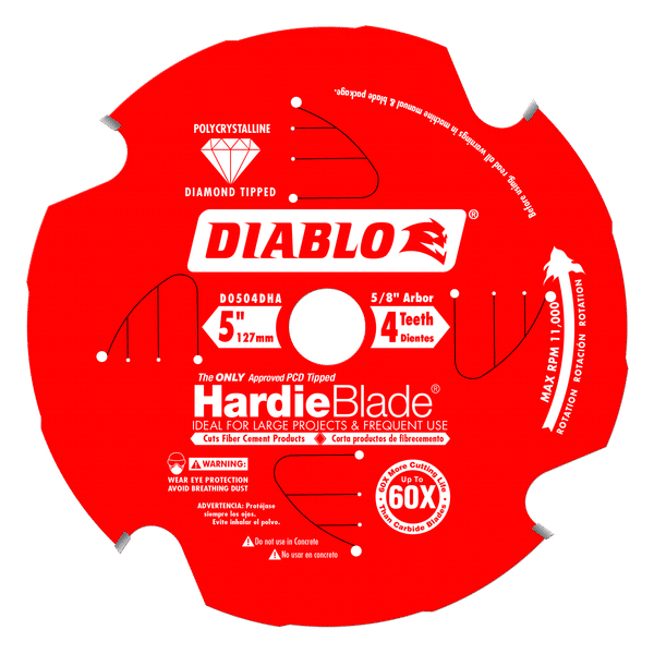 D0504DHA | Circular Saw Blades | Specialty | Fiber Cement - Diablo Tools
