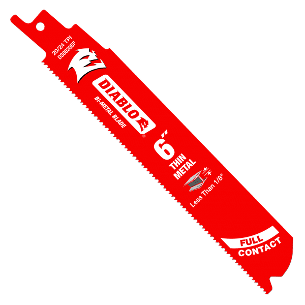 DS0620BF25 | Reciprocating Blades | Thin Metal | Bi-Metal DS0620BF25 | Reciprocating Blades | Thin Metal | Bi-Metal