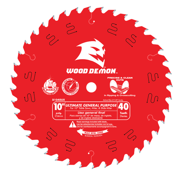 D1040UX Circular Saw Blades Wood Cutting Ultimate General Purpose
