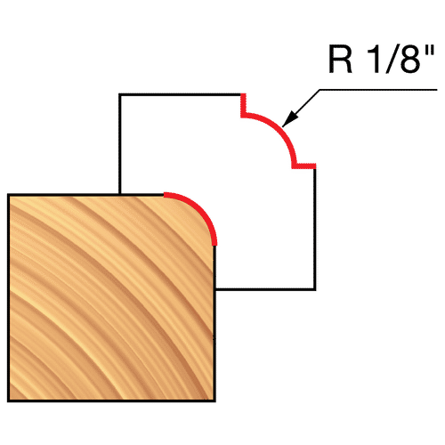DR34104 | Router CNC | Edge Treatment | Rounding Over - Diablo Tools