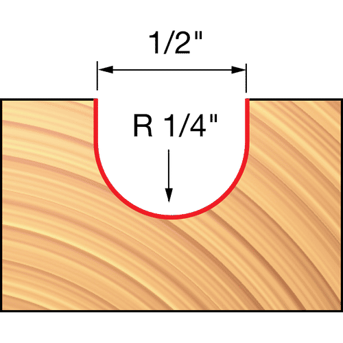 DR18108 | Router CNC | Edge Treatment | Round Nose - Diablo Tools