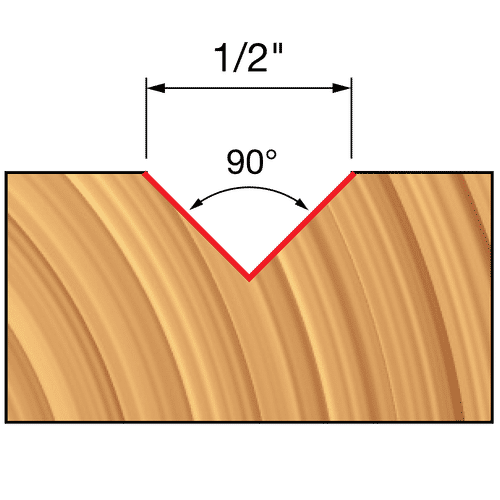DR20104 | Router CNC | Edge Treatment | "V" Grooving - Diablo Tools