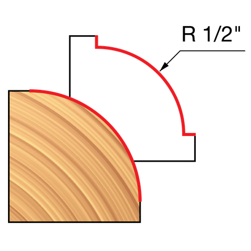 DR34116 | Router CNC | Edge Treatment | Rounding Over - Diablo Tools